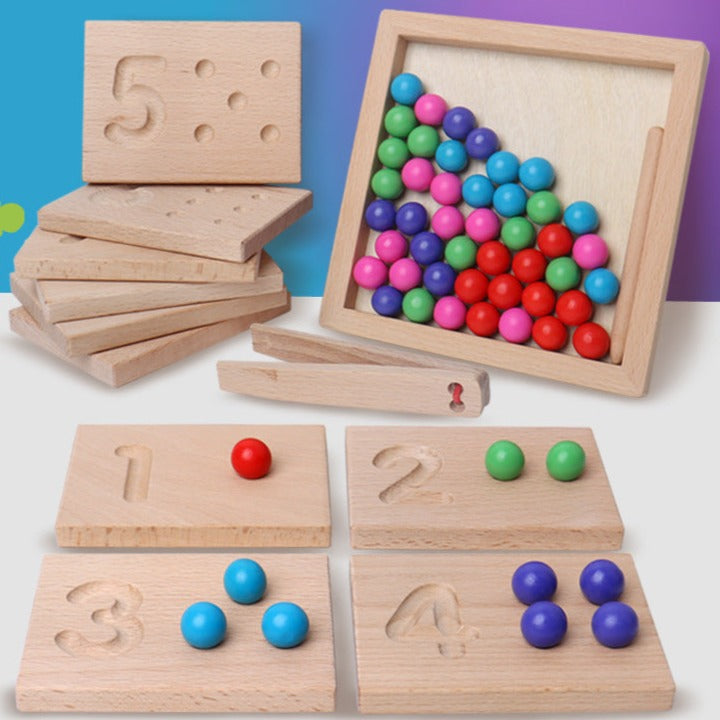 Wooden Bead Number Game - Wooden Mathematics Toys – Specialty Toys ...