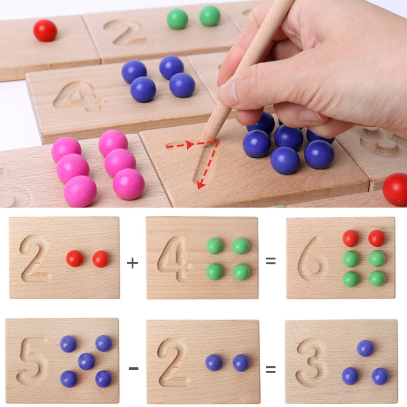 Wooden Bead Number Game - Wooden Mathematics Toys – Specialty Toys ...