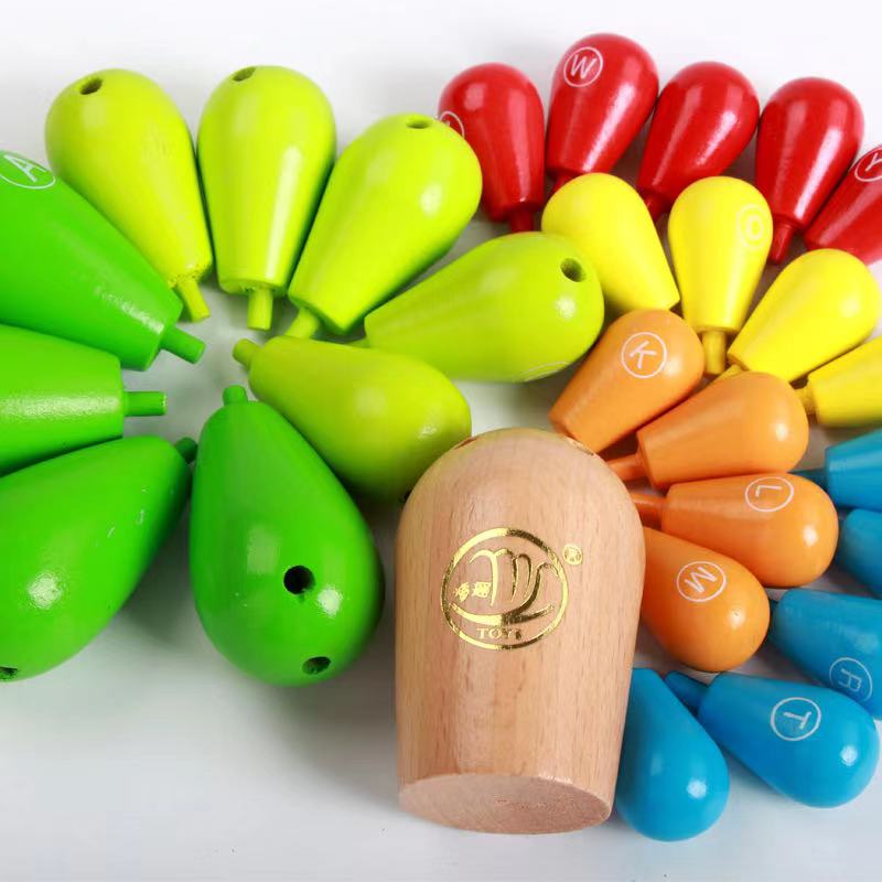 Wooden Aphabet Cactus - Fine motor skills toys – Specialty Toys Australia