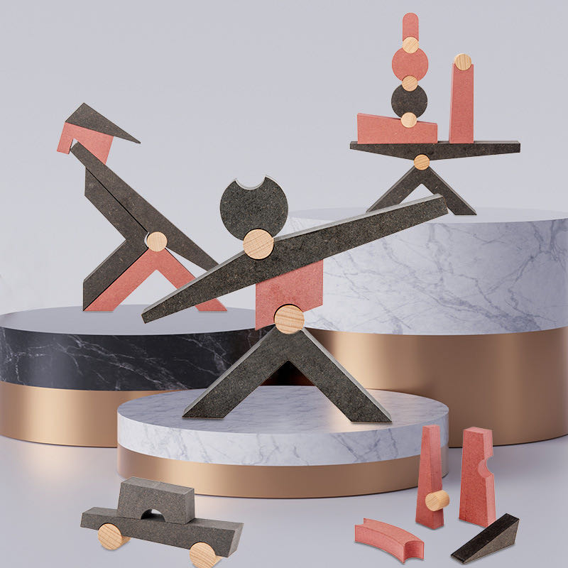 Balancing Blocks Box set kids STEM Montessori – Specialty Toys Australia