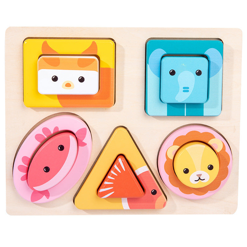 Animals And Shape Match Puzzle- Fine motor skills toys – Specialty Toys ...