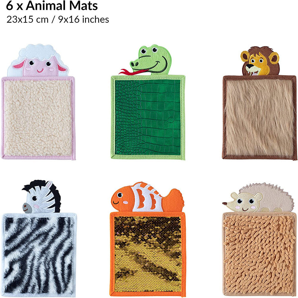 Animal Sensory Mats Set Of 6 - Best Sensory Toys – Specialty Toys Australia