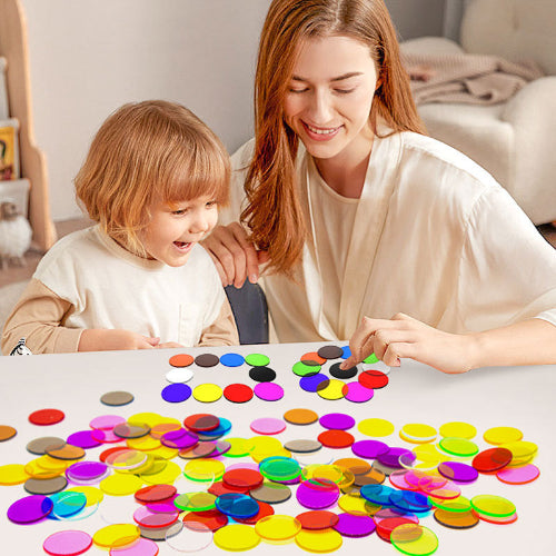 Translucent Counters Round - 300pc – Specialty Toys Australia