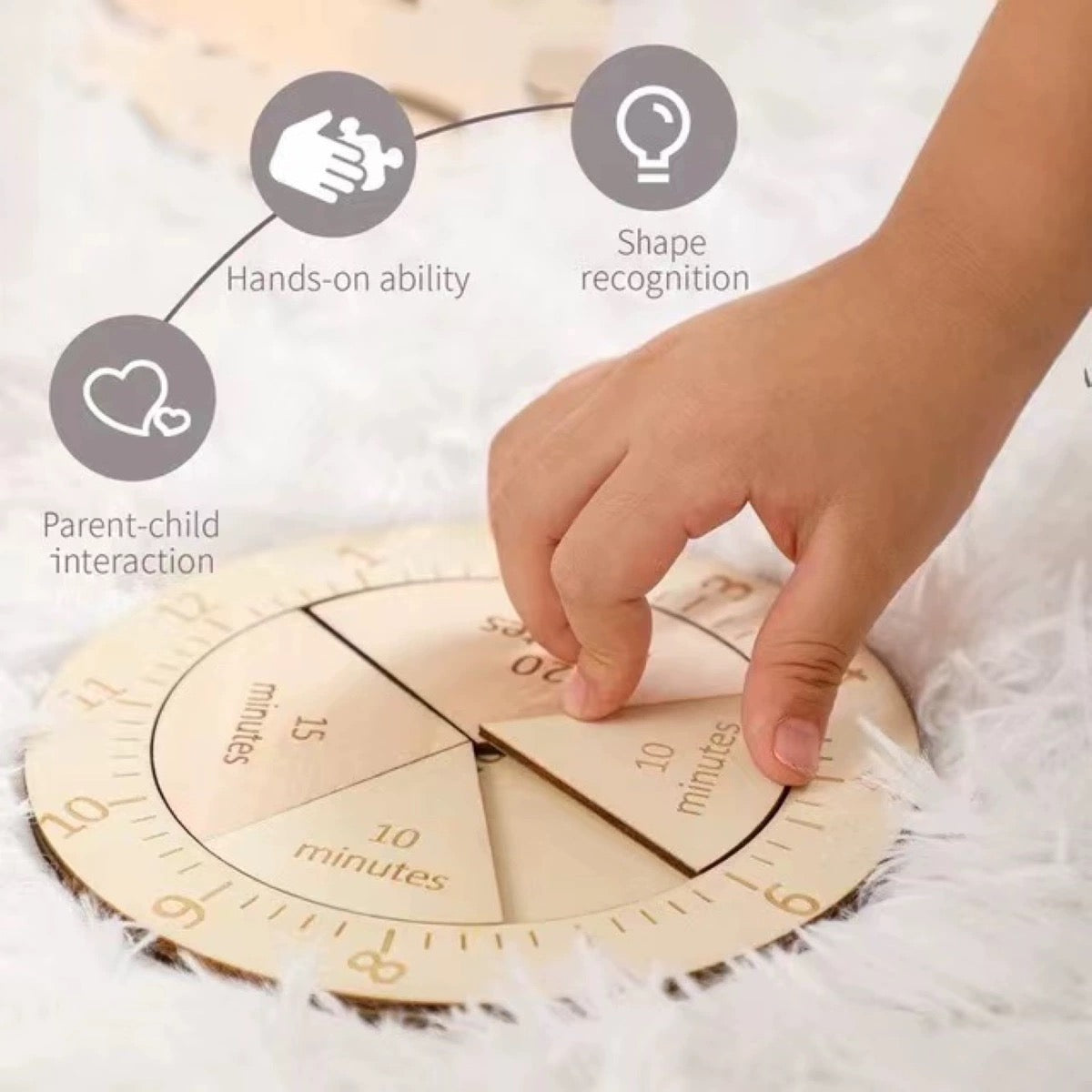Wooden Clock Puzzle - Best Mathematical Toys – Specialty Toys Australia