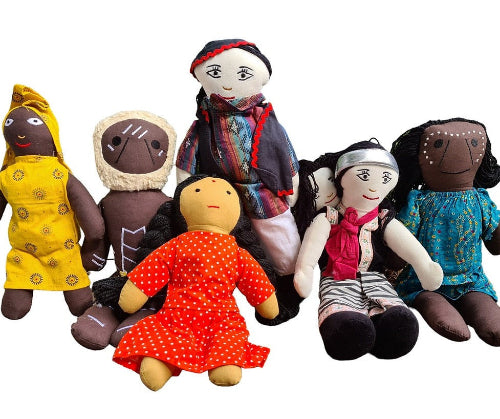 Dolls from around the world - 6 piece set - Cultural Toys – Specialty ...