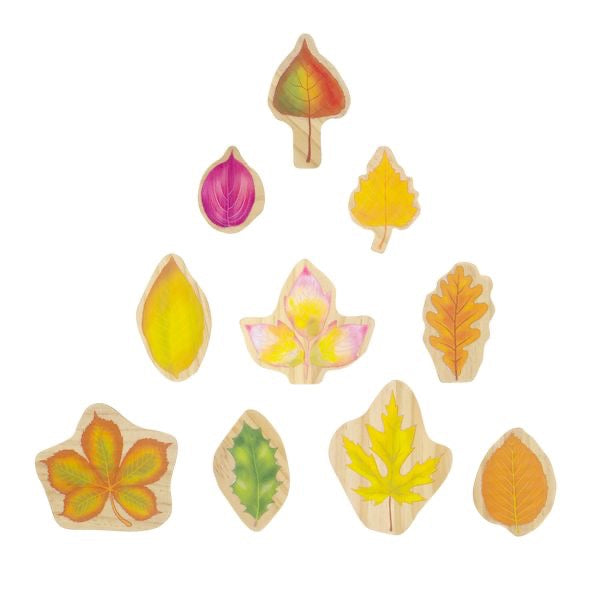 Wooden Stacking Leaves- The best Open Ended Play Toy – Specialty Toys ...