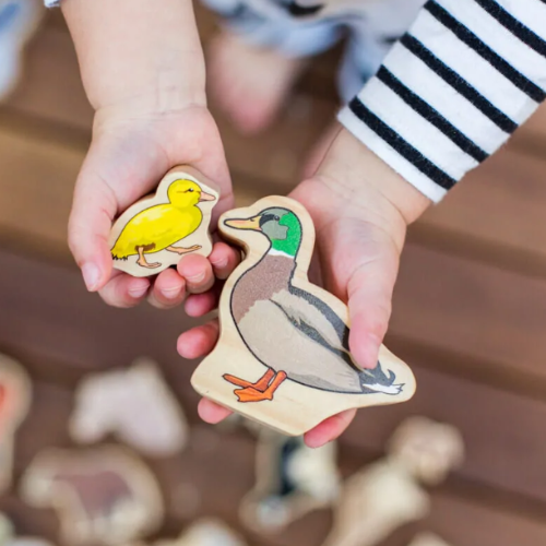 Wooden Animal Families - Wooden Open Ended Play Toys – Specialty Toys ...