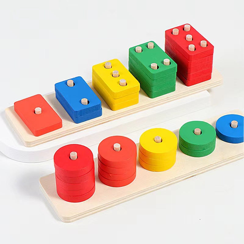 9 Sections Wooden Teaching Aid - Best Mathematical Teaching Toys ...