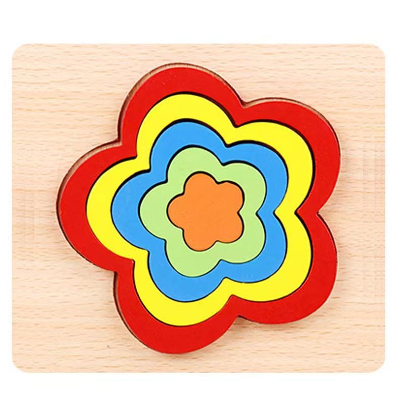 Wooden Shape Puzzles set of 3 - Best Wooden Open Ended Toys – Specialty ...