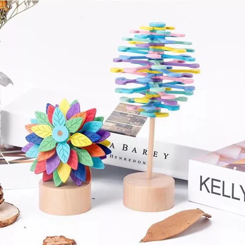 Wooden Tree Spinner- Sensory toys – Specialty Toys Australia