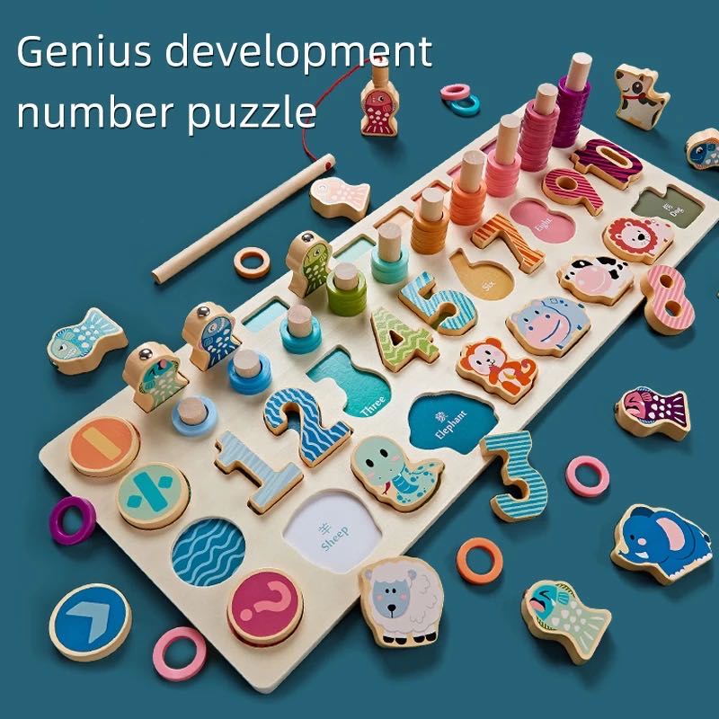 Wooden Number Counting Board -Mathematics Educational Toys – Specialty ...
