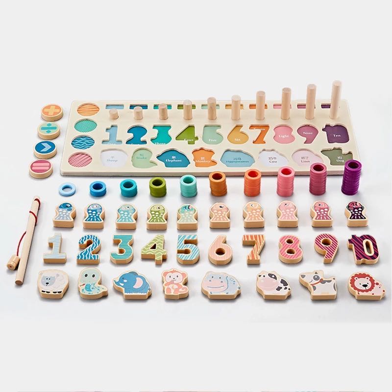 Wooden Number Counting Board -Mathematics Educational Toys – Specialty ...