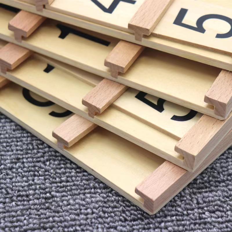 Best Wooden Montessori Tens Boards with Beads - Mathematics toys ...