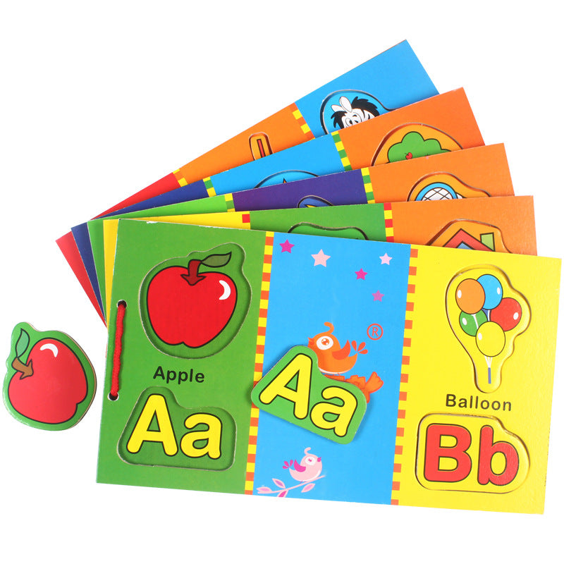Matching of Magnetic Wooden Books - Alphabet Learning Toys – Specialty ...