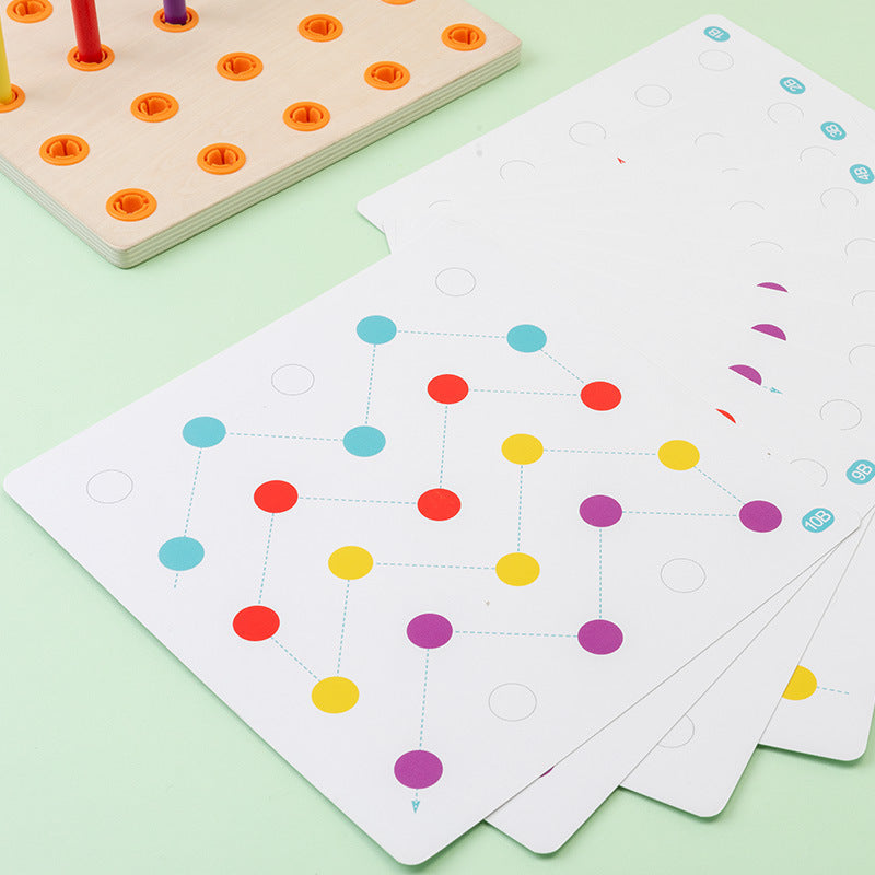 Wooden Threading Board - Fine Motor Toys – Specialty Toys Australia