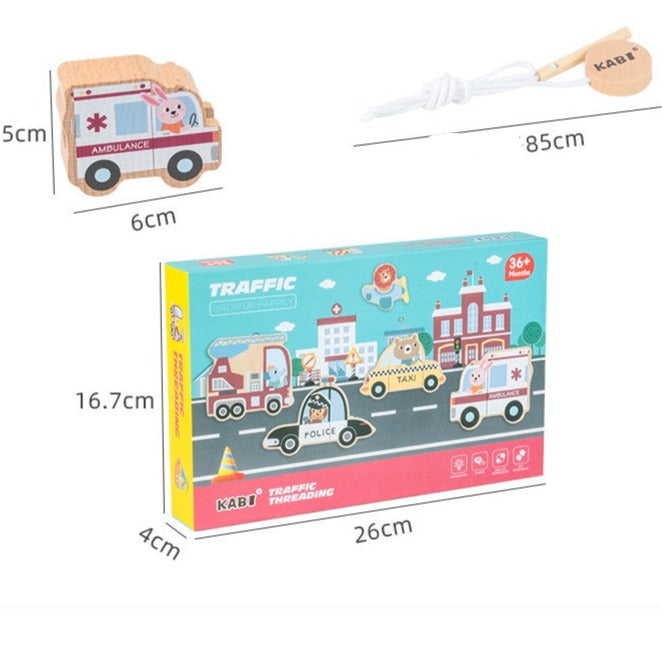 Wooden Traffic Rope Toy - Best Educational Wooden Toy – Specialty Toys ...