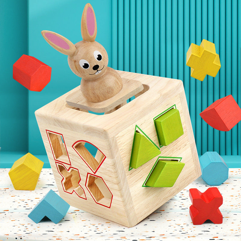 Wooden Rabbit Shape Box- Fine motor skills toys – Specialty Toys Australia