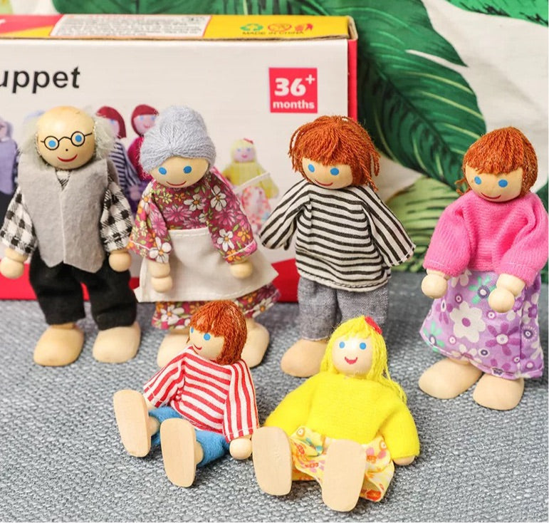 Wooden Role-Play Doll Family- Open ended wooden toys – Specialty Toys ...