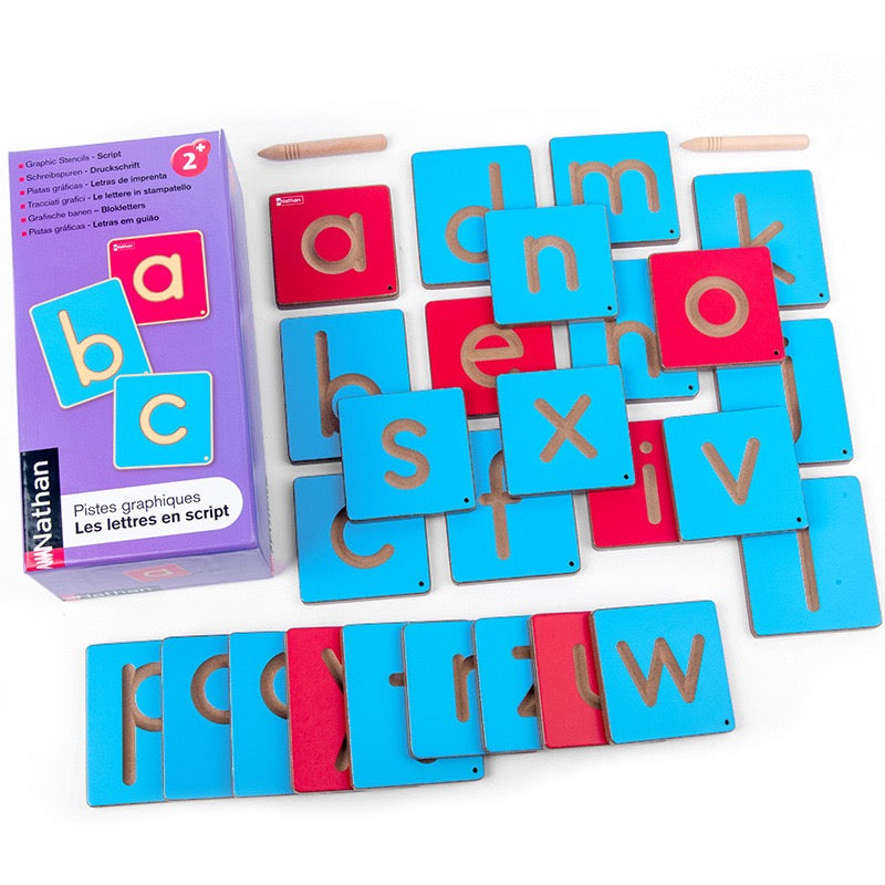 Wooden Colourful Tracing Boards - Best Alphabet and Number Learning To ...