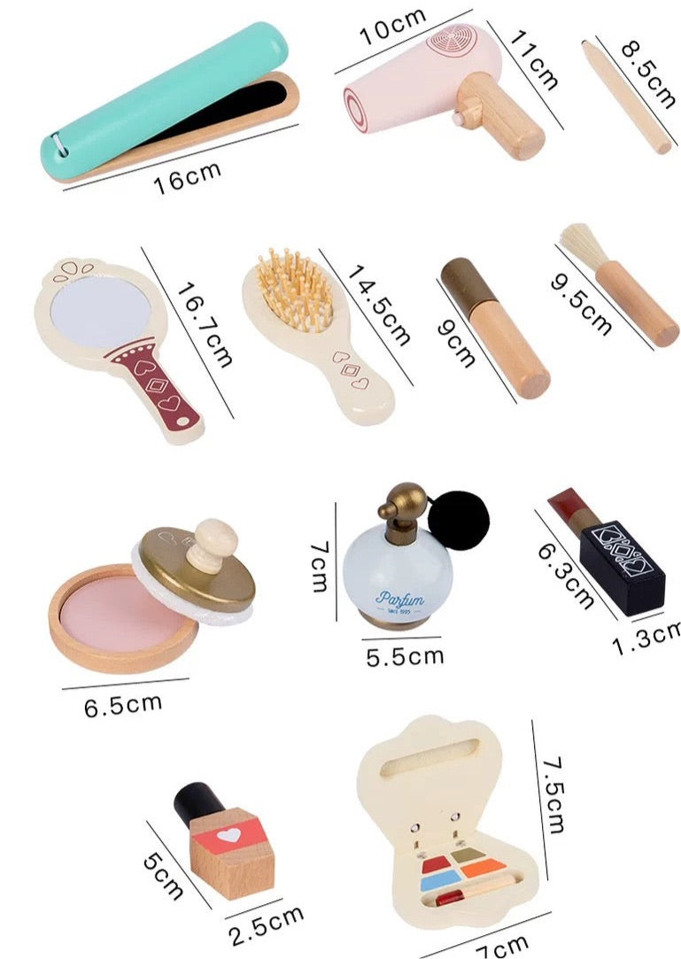 Wooden Make-up Role play Set-Open ended wooden toys – Specialty Toys ...