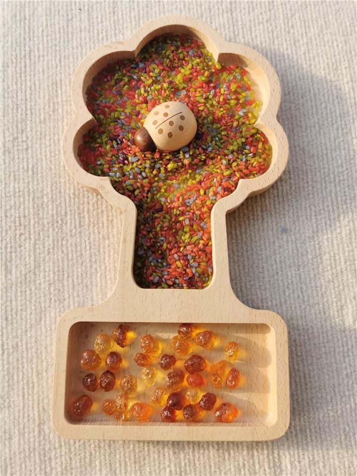 Wooden Tree Sensory Play Tray-Open Ended Play – Specialty Toys Australia